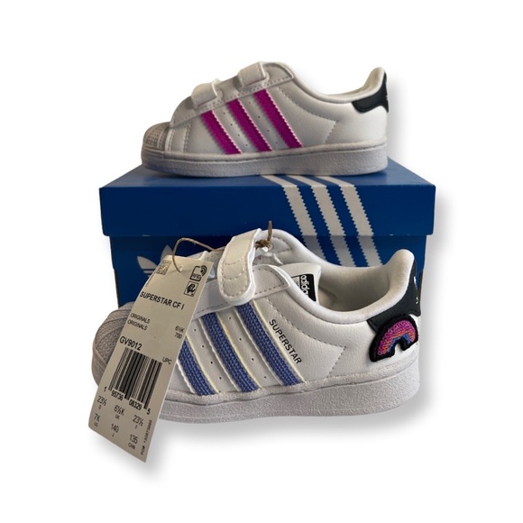 adidas | Shoes | Adidas Baby Superstar Cf Sz 7k | Poshmark